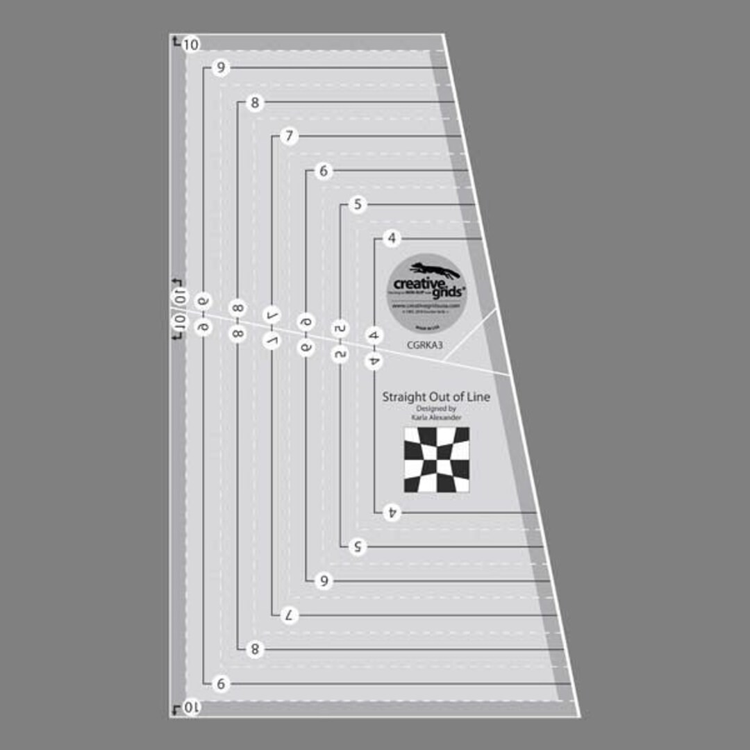 Creative Grids Straight Out of Line 6-inch X 10-inch Quilt - Etsy