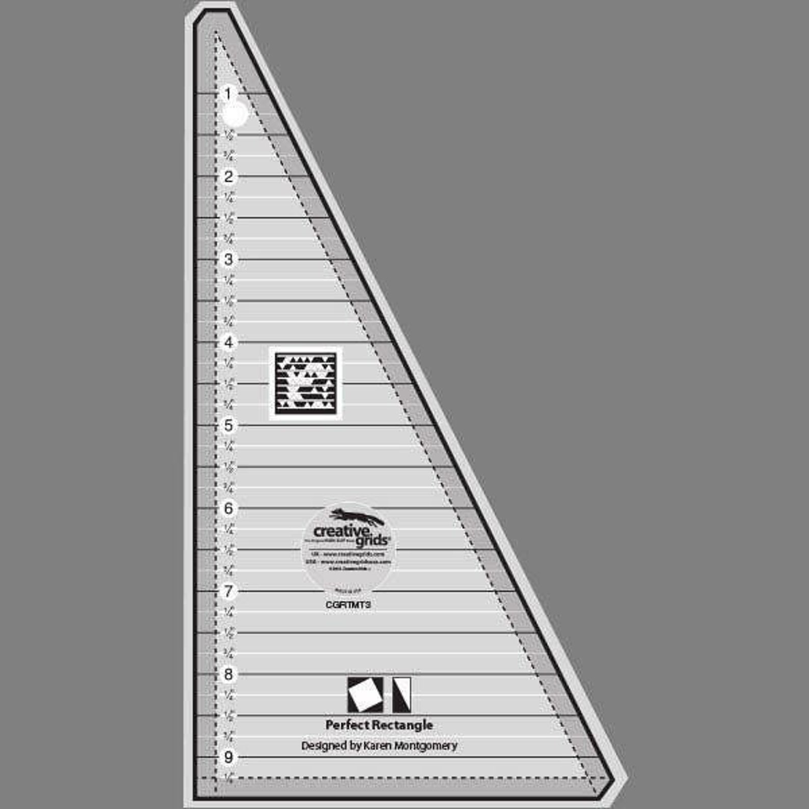 Creative Grids Perfect Rectangle Quilt Ruler CGRTMT3 - Etsy