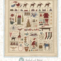 A Day in Happyland *folk Art Applique and Hand-embroidery Quilt ...