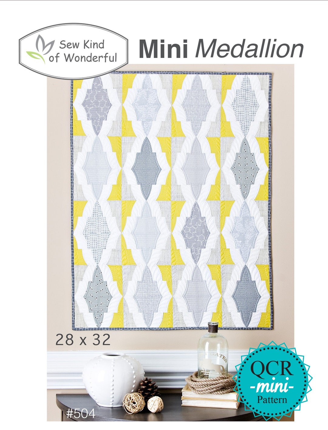 Mini Medallion QCR Quilt Pattern by Sew Kind of Wonderful - Etsy