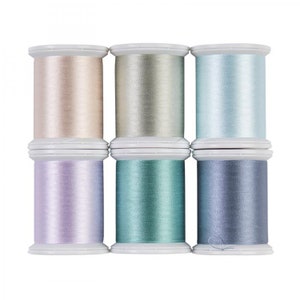 Kimono Silk 6-spool Thread Set Winter Collection by Superior Threads - Etsy