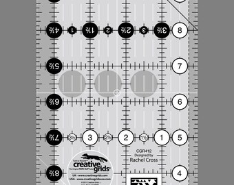 Creative Grids 8-1/2-Inch X 24-1/2-Inch Quilt Ruler CGR824