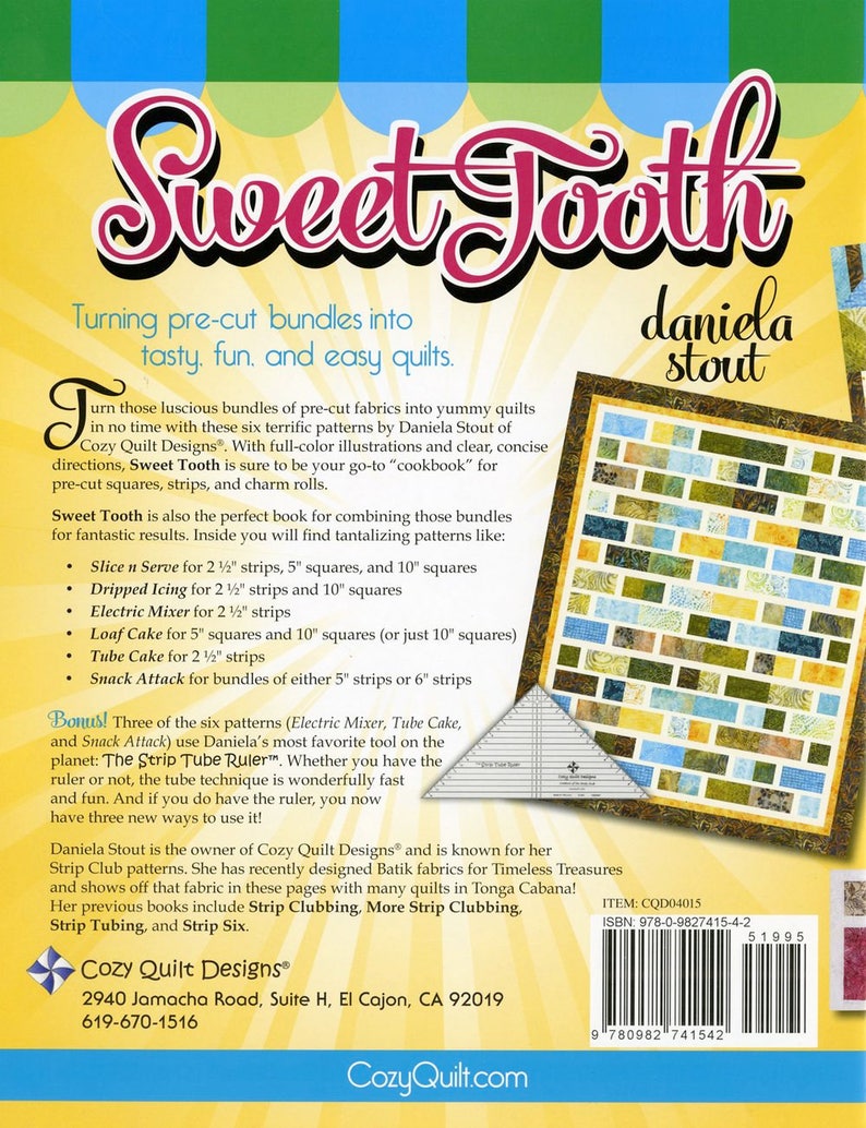 Sweet Tooth, A Recipe Book for Pre-cut Bundles - Etsy