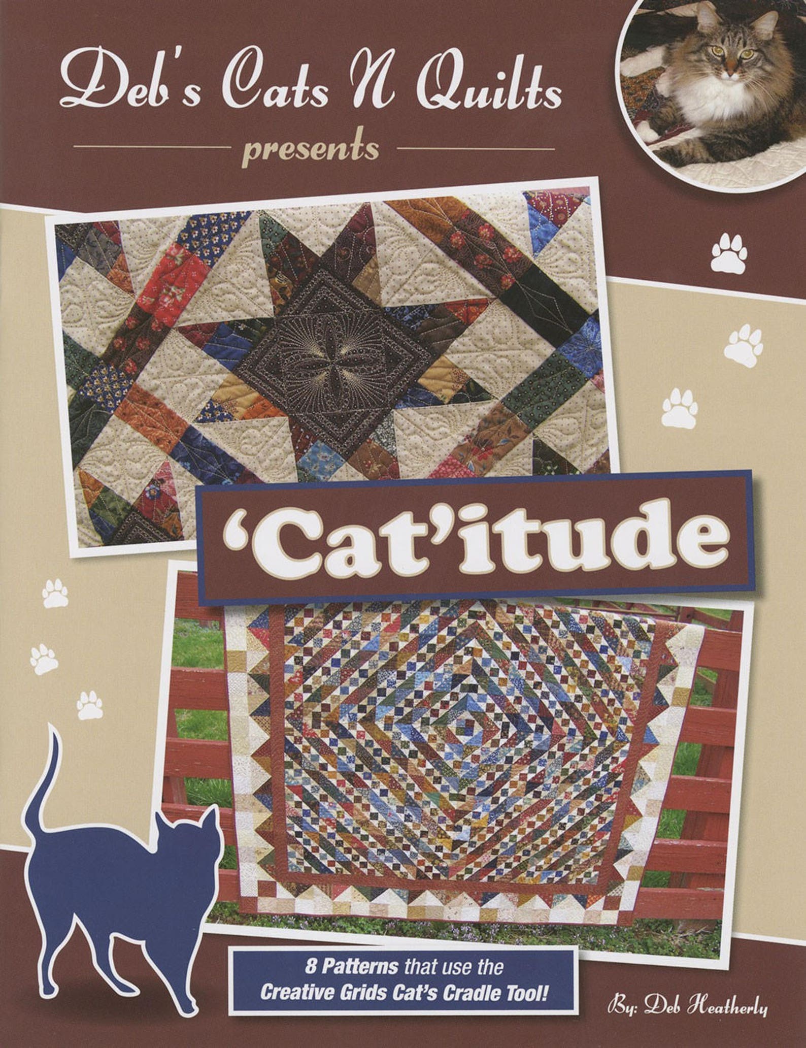 Deb's Cats N Quilts 'cat'itude Pattern Booklet - Etsy