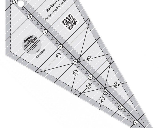 Simpli-ez 30º Triangle Ruler acrylic By: Darlene Zimmerman - Etsy