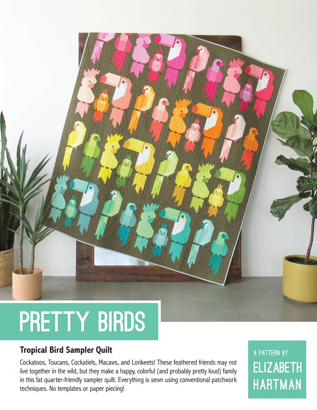 Pretty Birds Quilt Pattern by Elizabeth Hartman - Etsy