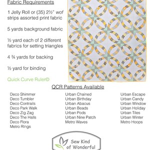 Metro Rings Quilt Pattern by Jenny Pedigo of Sew Kind of Wonderful - Etsy