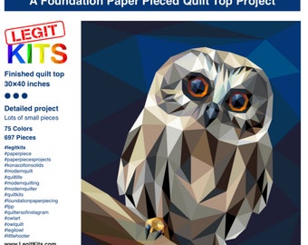 Drum the Cat Paper Pieced Quilt Pattern by Liam Brazier for Legit Kits ...