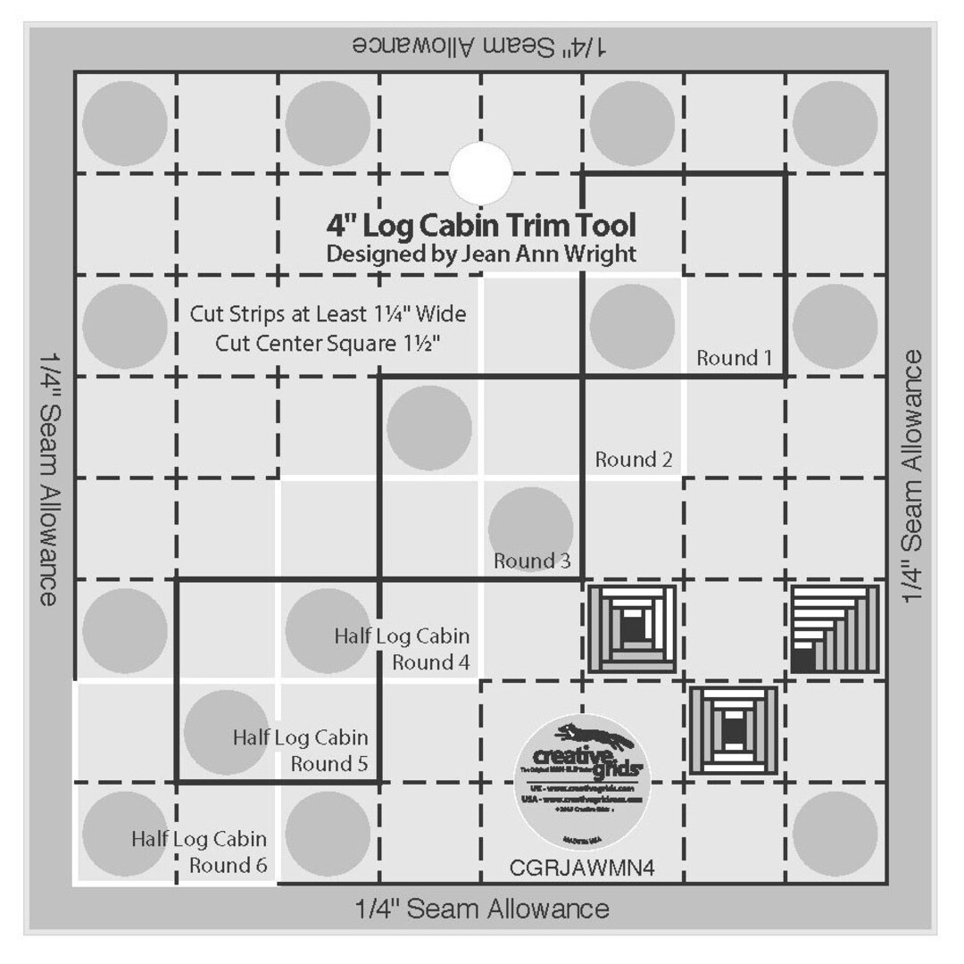 Creative Grids 4-inch Log Cabin Trim Tool CGRJAWMN4 - Etsy