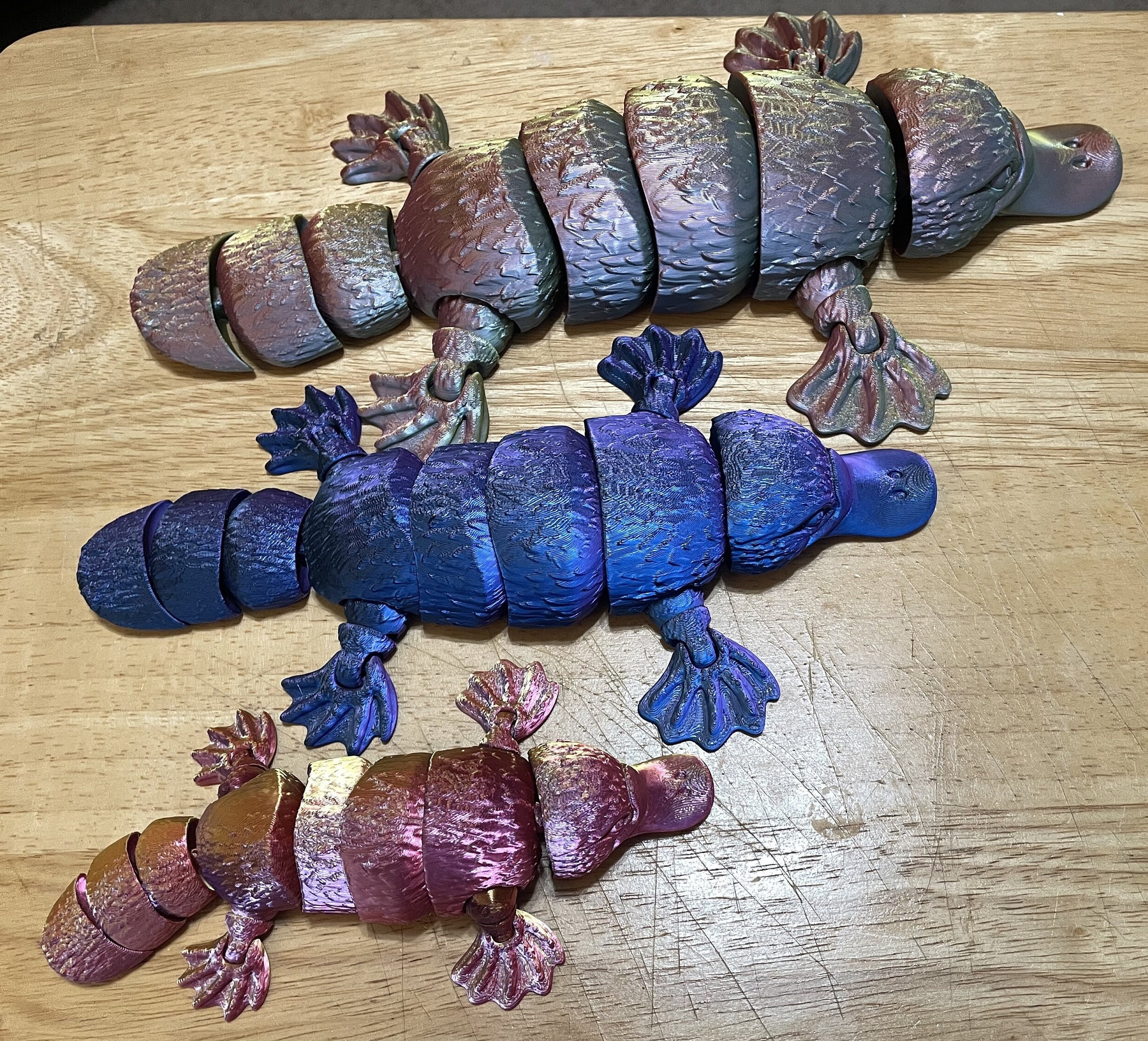 3d Printed Articulated Flexi Platypus High Quality Fidget Figurine ...