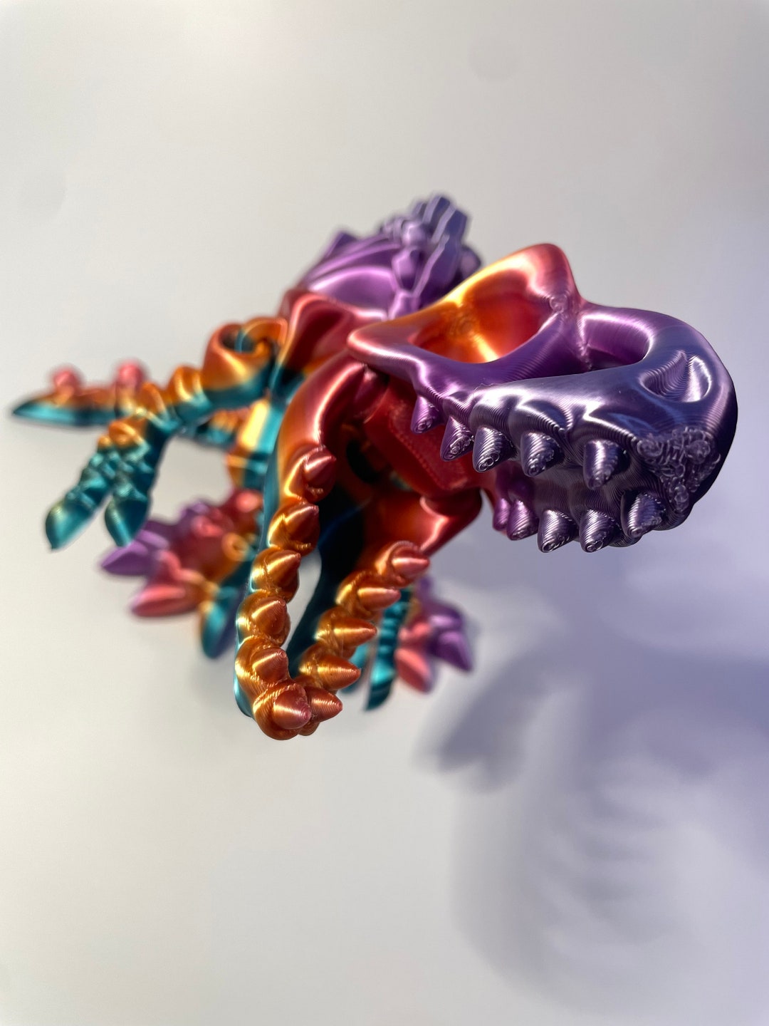 3d Printed Articulated Flexi Skeleton T-rex High Quality Fidget ...