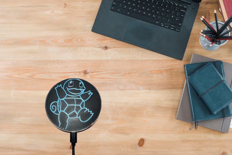 Pikachu Charmander Squirtle Bulbasaur Custom 3D Printed Wireless ...