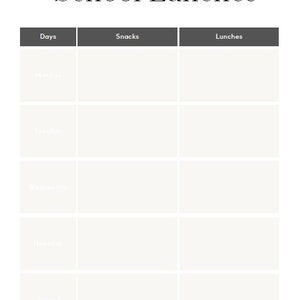Simple Weekly Meal Planner, Digital Meal Planner, Goodnotes iPad ...