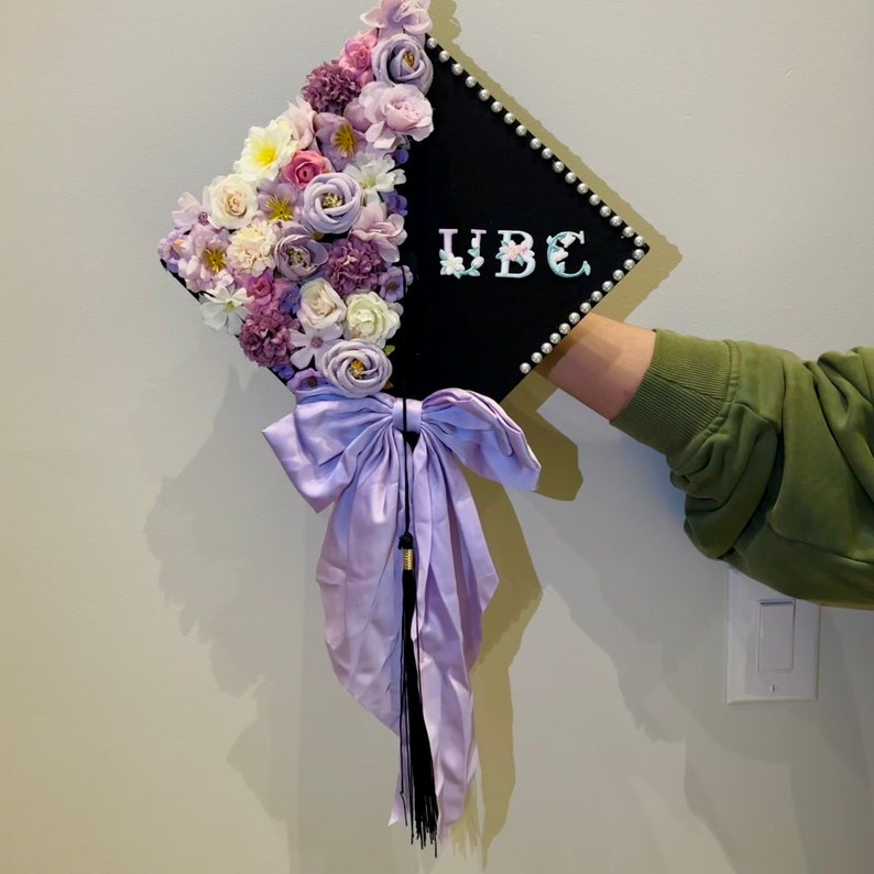 Customized Graduation Cap (purple Dreamland) - Etsy