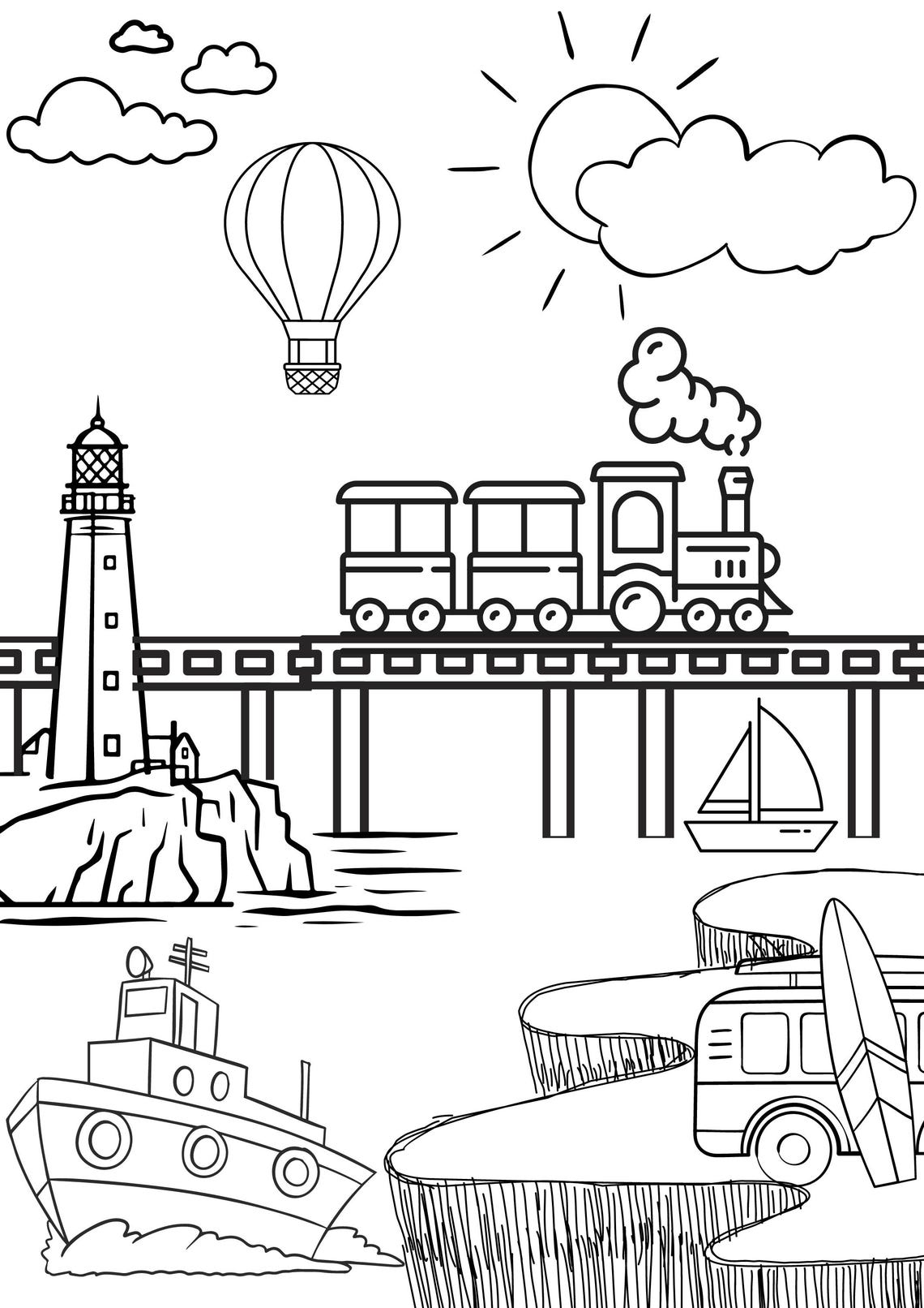 Printable Colouring Sheets Printable PDF Colouring Sheets for ...