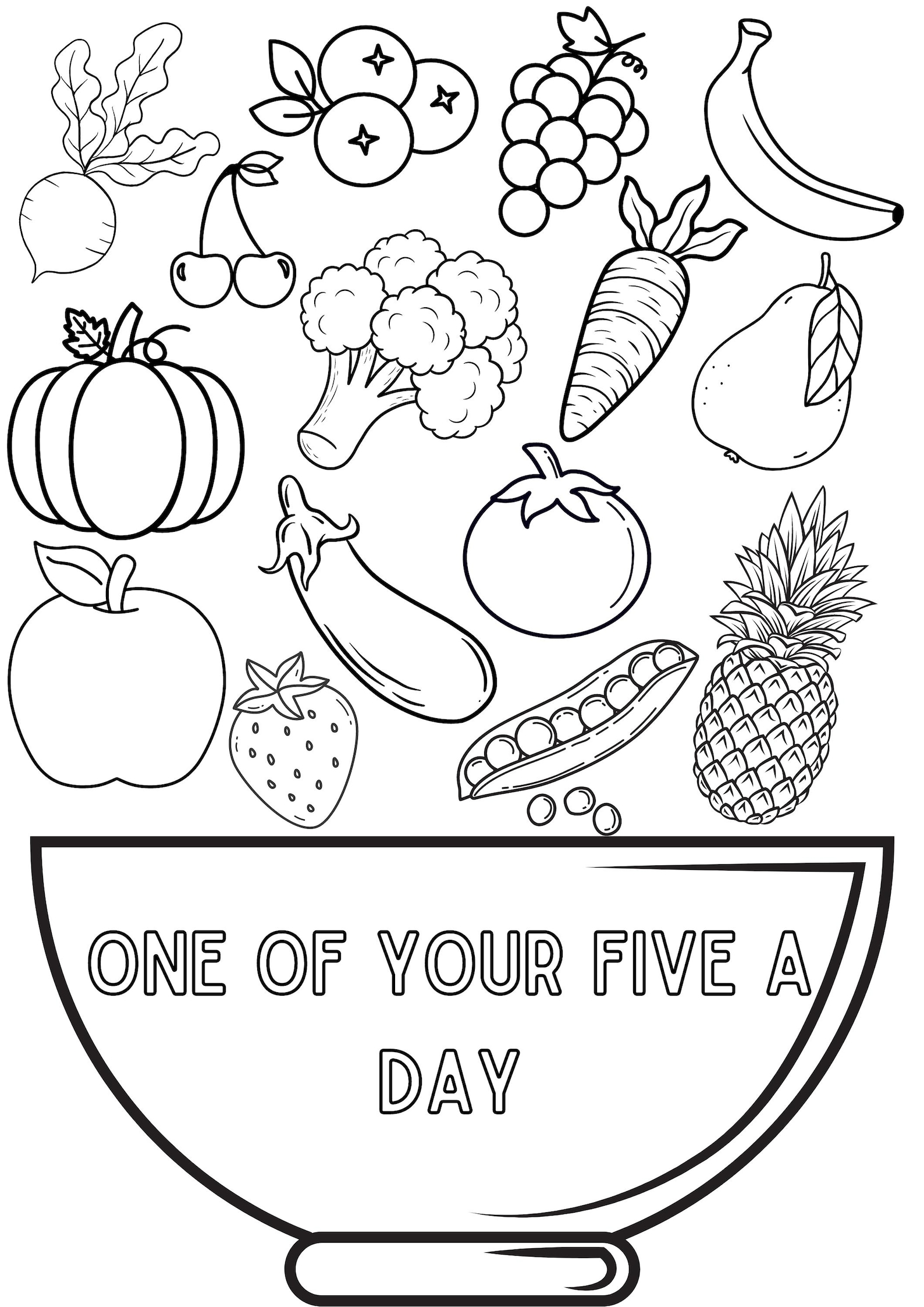 Printable Colouring Sheets Printable PDF Colouring Sheets for ...