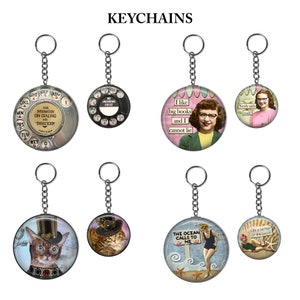 Vintage Steampunk Gauge Pin Back Buttons, Backpack Pins, Jacket Buttons ...