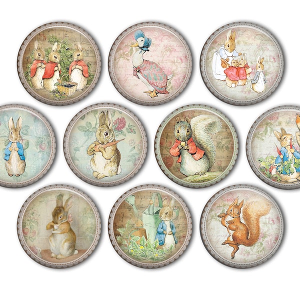Bunny Rabbit Button - Etsy
