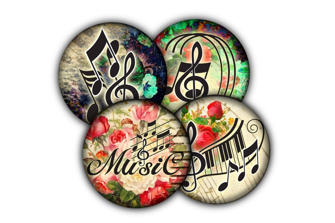Music Notes Drink Coasters, Coasters, Tableware, Barware, Music Teach ...