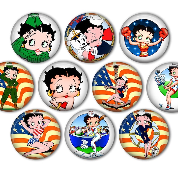 Betty Boop, Pins - Etsy