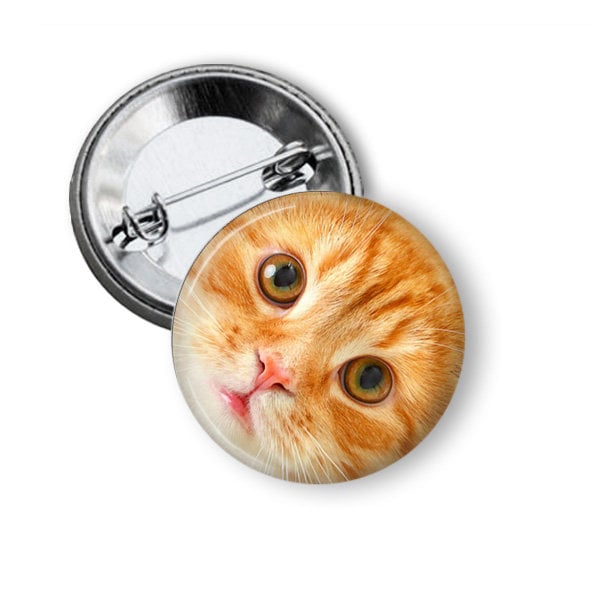 Cute Cat Faces Pin Back Buttons Backpack Pins Jacket | Etsy