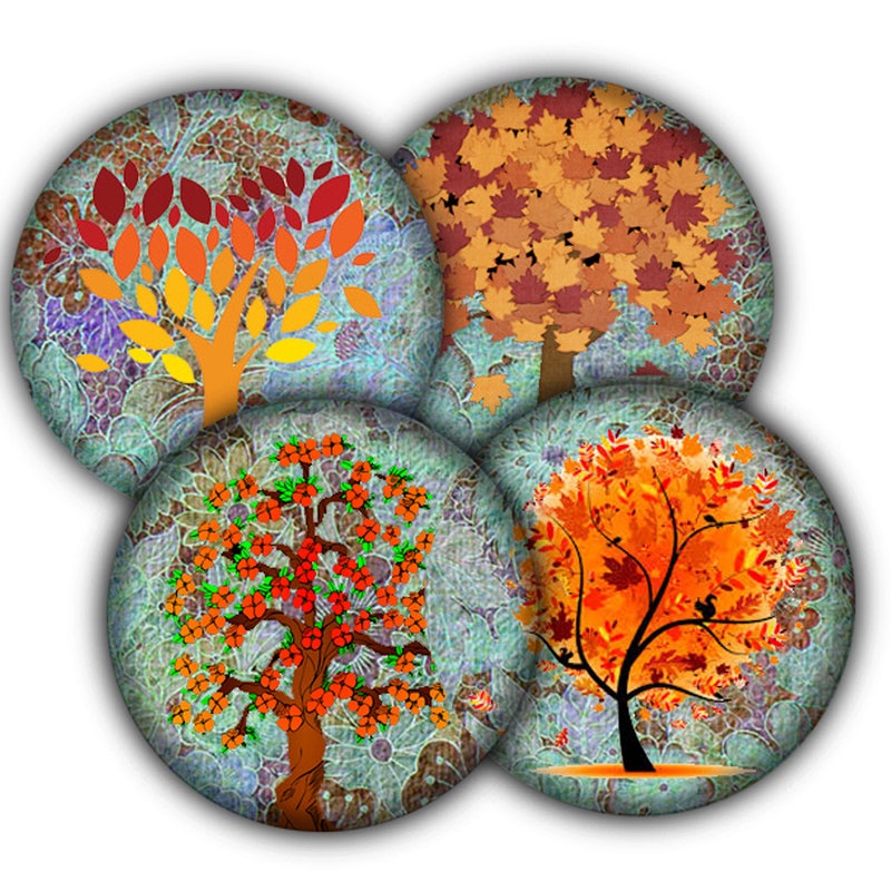 Fall Coasters - Etsy