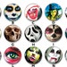 Halloween Horror Faces Pin Back Buttons, Backpack Pins, Jacket Buttons ...