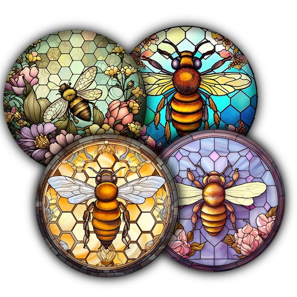 Bee Coasters - Etsy