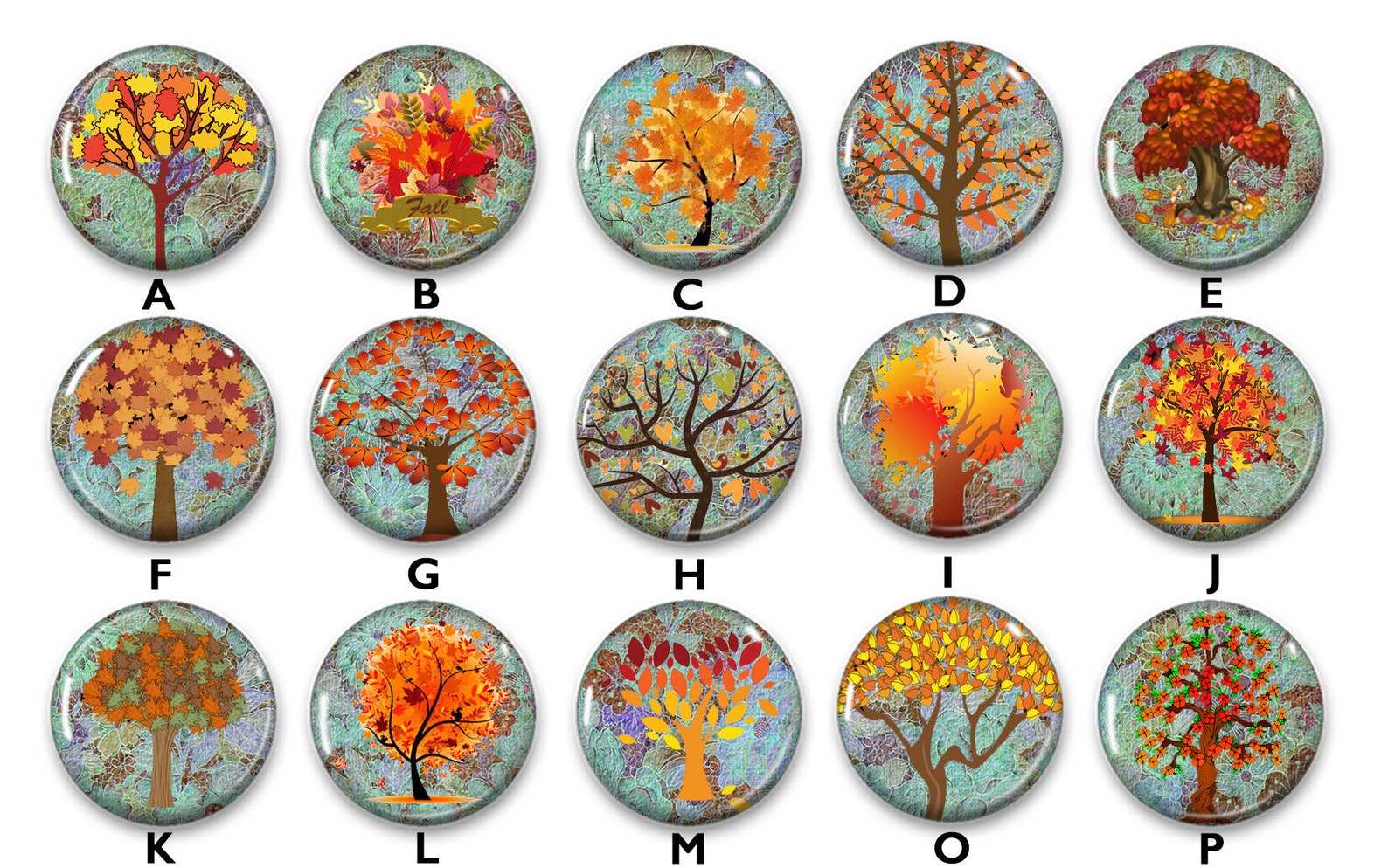 Crisp Fall/autumn Trees Drink Coasters, Coasters, Tableware, Barware ...