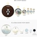 Vintage Radio Dial Pin Back Buttons, Backpack Pins, Jacket Buttons ...