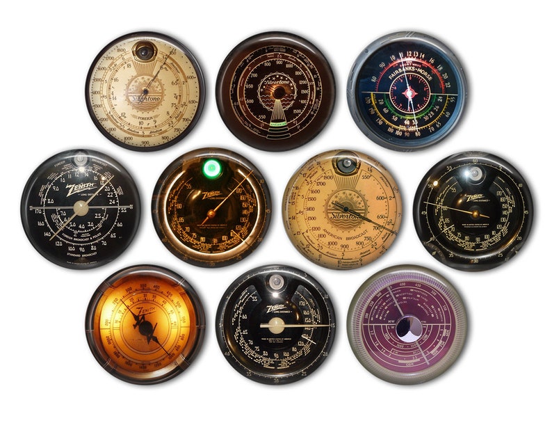 Vintage Radio Dial Pin Back Buttons Backpack Pins Jacket - Etsy