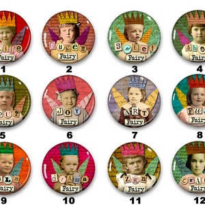 Personality Fairies Button Magnets, Fridge Magnets, Round Magnets ...