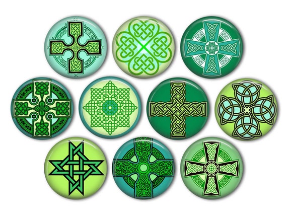 Celtic Knot Cross Pin Back Buttons Backpack Pins Jacket | Etsy