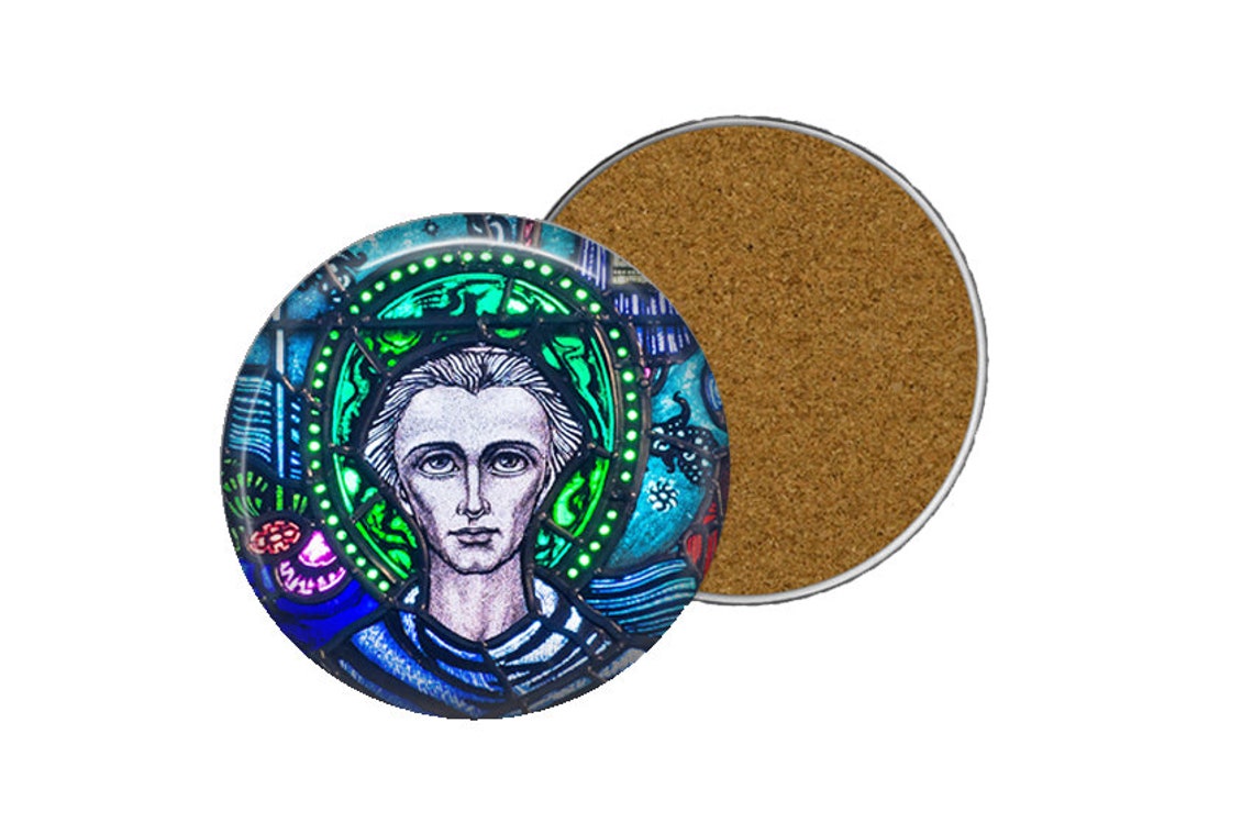 Harry Clarke Stained Glass Church Windows Coaster Set - Etsy