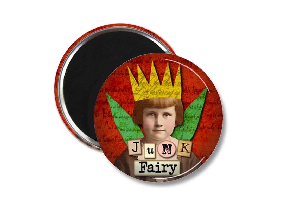 Personality Fairies Button Magnets, Fridge Magnets, Round Magnets ...