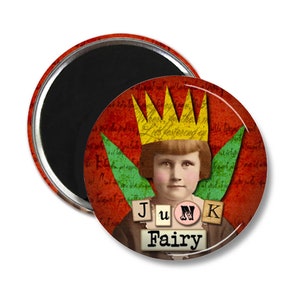 Personality Fairies Button Magnets, Fridge Magnets, Round Magnets ...