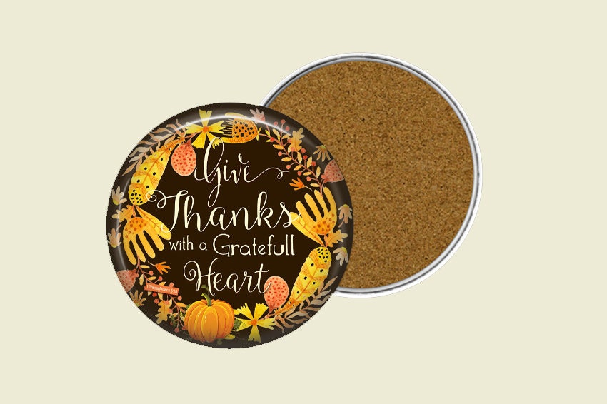Beautiful Thanksgiving Drink Coasters Coasters Tableware | Etsy