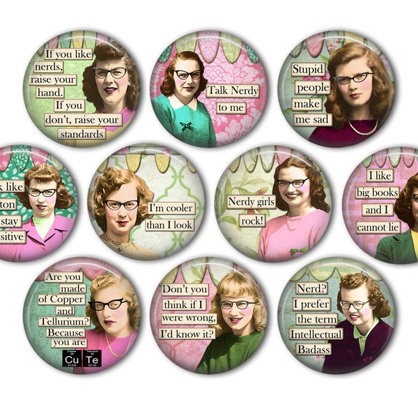 Funny Buttons - Etsy