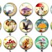 Magical Woodland Creature Pin Back Buttons, Backpack Pins, Jacket ...