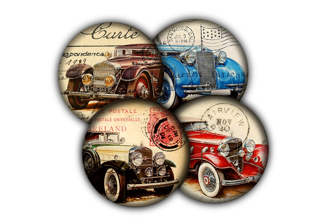 Antique Car Coasters, Drink Coasters, Coasters, Tableware, Barware ...