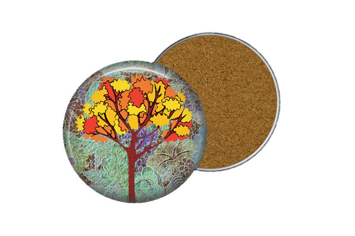 Crisp Fall/autumn Trees Drink Coasters, Coasters, Tableware, Barware ...