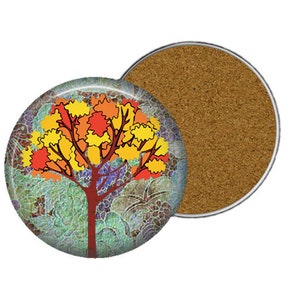 Crisp Fall/autumn Trees Drink Coasters, Coasters, Tableware, Barware ...