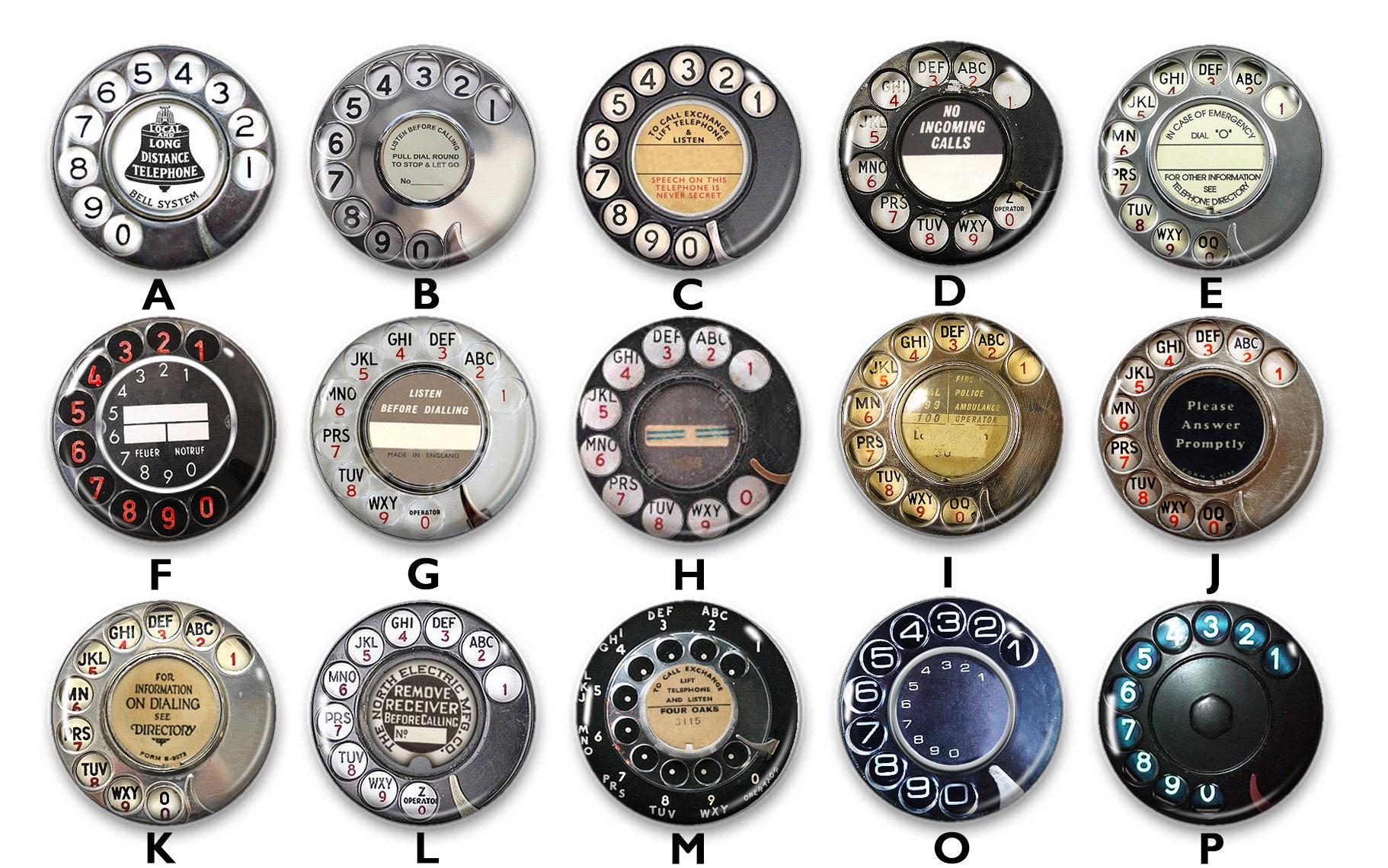 Vintage Phone Dial Keychain Key Keeper Key Fob Car - Etsy