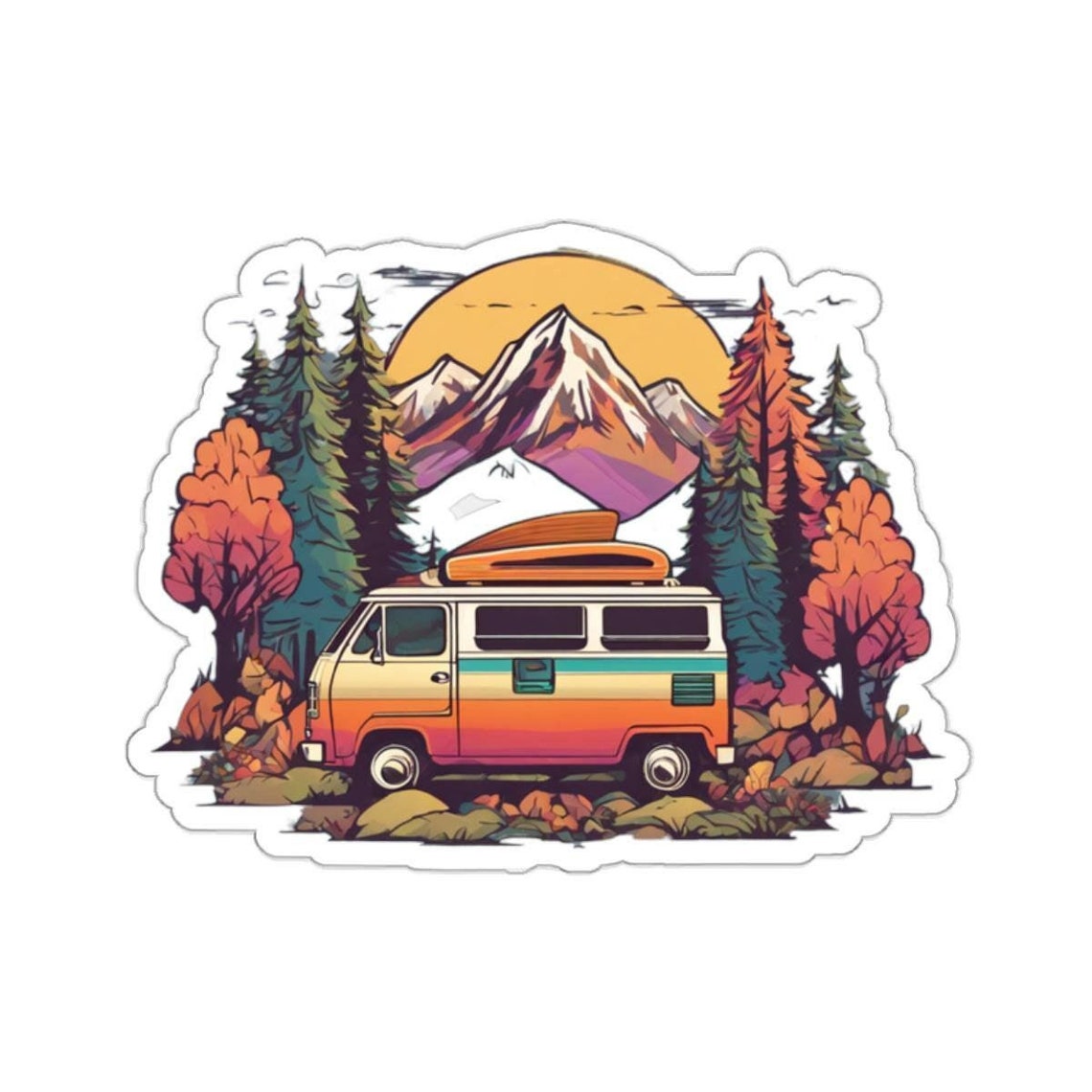 Van Life Sticker | Camper Van Sticker | Camping Sticker | Vanlife ...