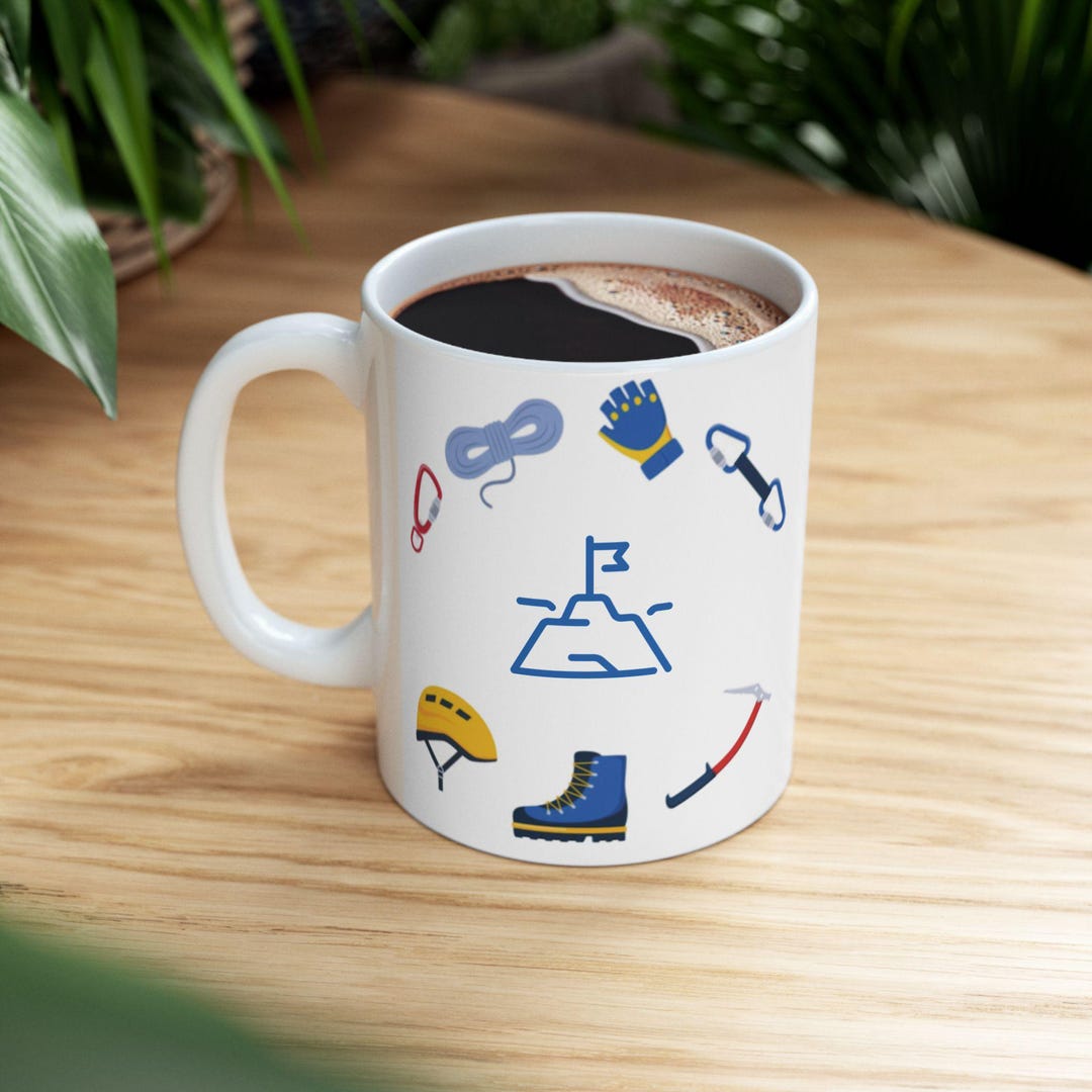 Rock Climbing Coffee Mug