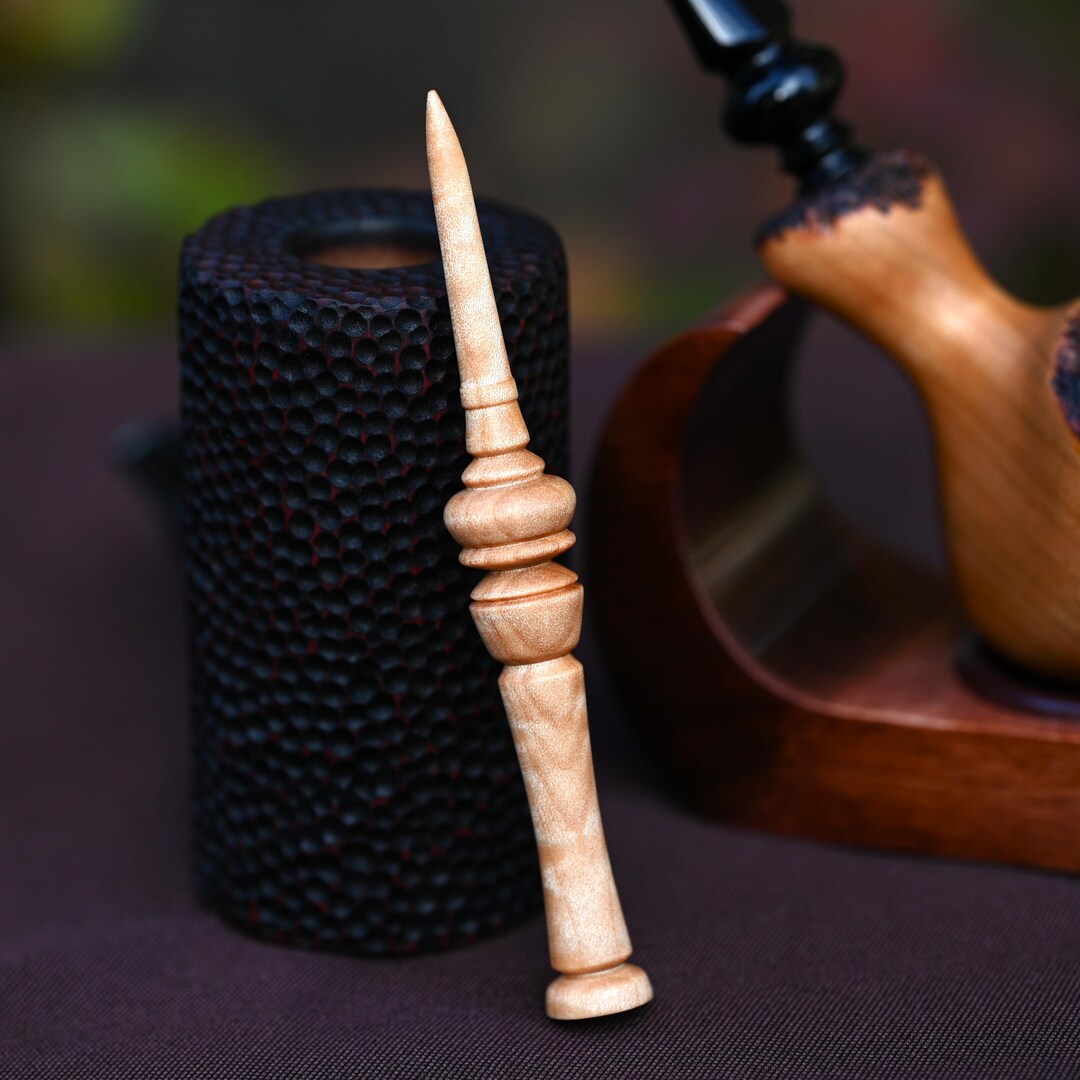 Artisan Pipe Tamper, Flame Maple - Etsy