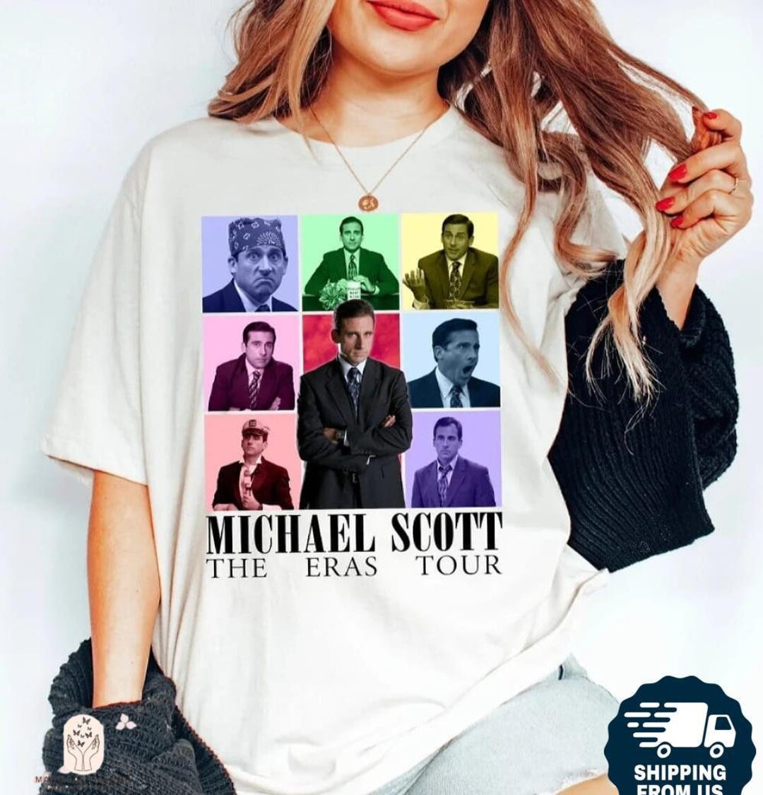 The Office Michael Scott Eras Tour Shirt, the Office Threat Level ...