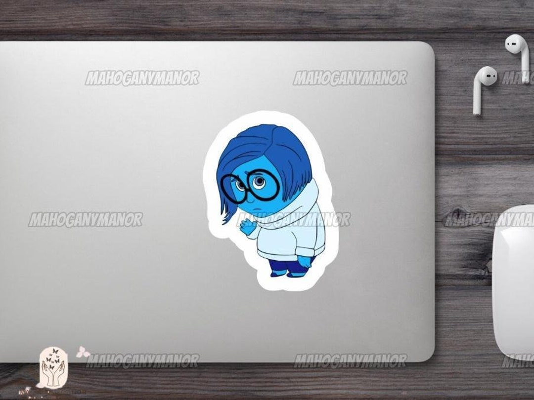 Disney Inside Out 2 Sadness Sticker, Inside Out 2 Characters Sticker ...