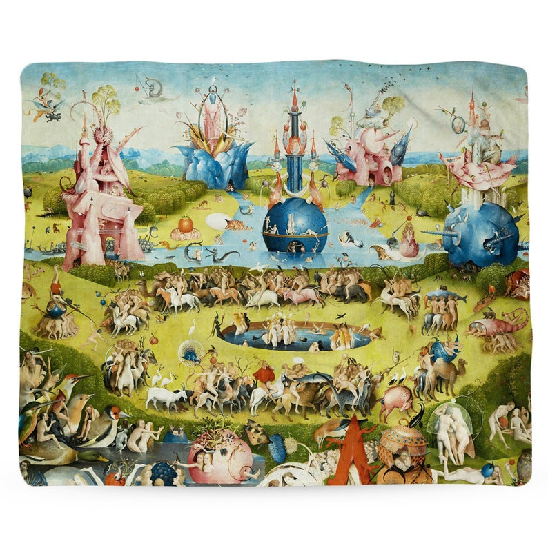 Classic Art Blanket Fleece Throw Medieval Decor Renaissance - Etsy