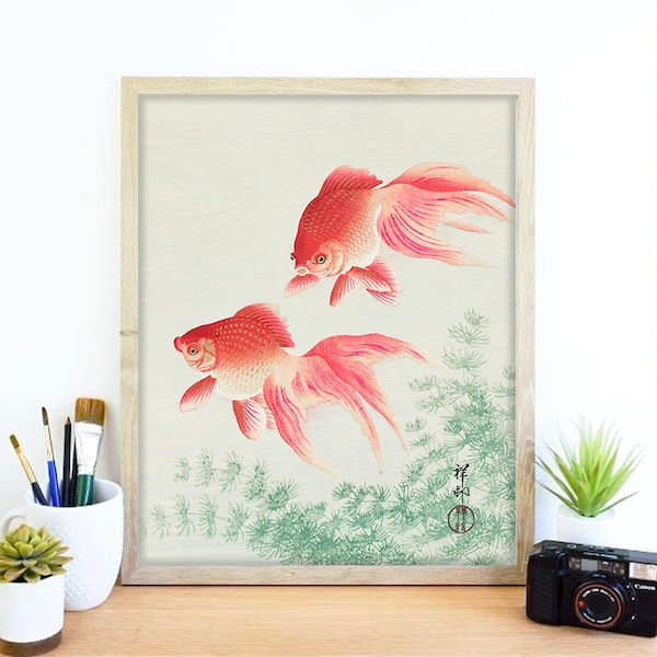 Koi Print - Etsy
